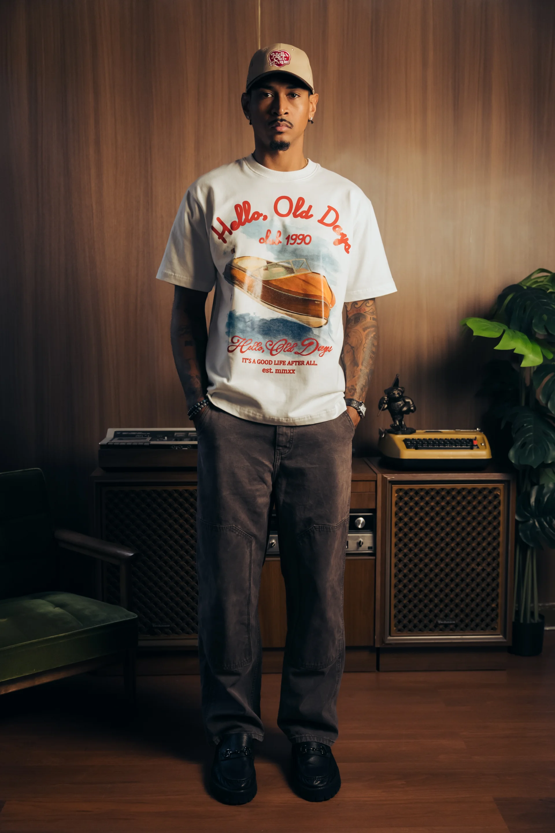 1990 Riva Heritage Tee - Hello Old Days
